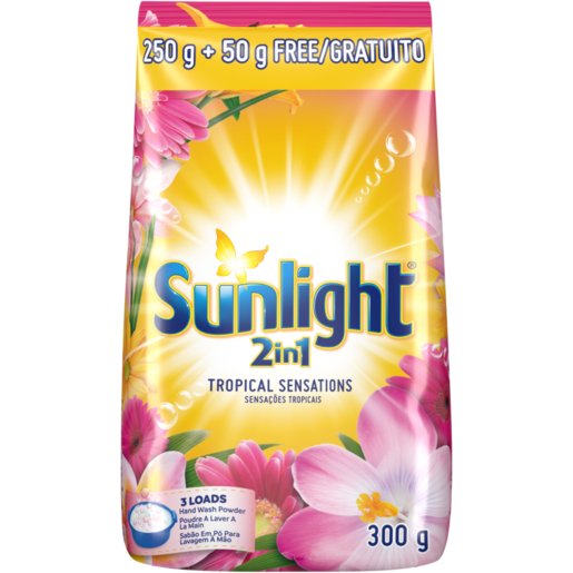 Sunlight 2-In-1 Tropical Sensations Hand Washing Powder 60 x 300g – MALII